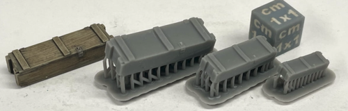 EMP3D 35040530 Skrzynie drewniane na amunicję do haubicy 105mm - 2 sztuki