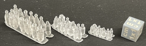 EMP3D 48090207 Butelki różne przeźroczyste - zestaw nr 2