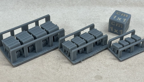 EMP3D 48040525 Skrzynie drewniane proste - typ 1 - średnie - 4 sztuki