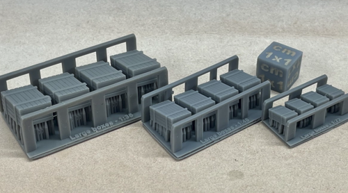 EMP3D 48040524 Skrzynie drewniane proste - typ 1 - duże - 4 sztuki