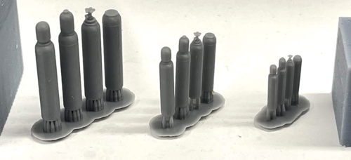 EMP3D 72050402 Zestaw butli gazowych 8l - 4 typy - 4 sztuki
