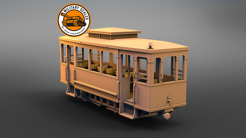 IDAP Technology PMI0211B Belgian Street Tram WWII