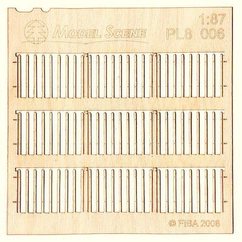Model scene PL8-006 Picket Fence - Narrow Plank