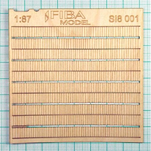 Model scene SI8-001 Wooden shingles