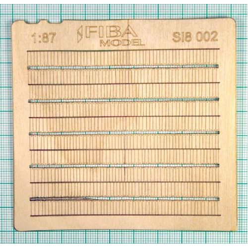 Model scene SI8-002 Wooden shingles with spikes
