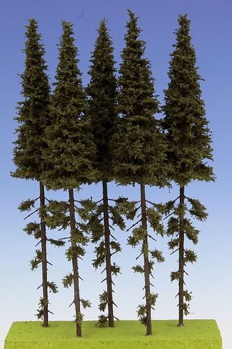 Model scene SK250 Spruce with trunk 230 mm - 270 mm
