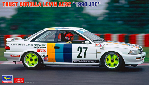 Hasegawa 20564 Trust Corolla Levin AE92 "1990 JTC"