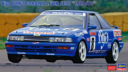 Hasegawa 20579 Biyo Tom's Corolla Levin AE92 "1989 JTC"
