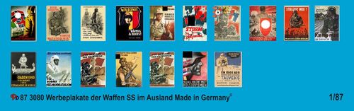 Peddinghaus-Decals 3080 Recruting Wallpapers Of The Waffen SS In Europe