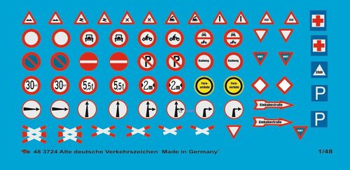 Peddinghaus-Decals 3724 Old German Traffic Signs