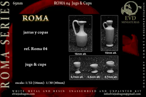 El Viejo Dragon ROMA04 Jugs and Cups