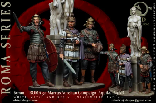 El Viejo Dragon ROMA32 Marcus Aurelian Campaign. Aquila. 169 AD