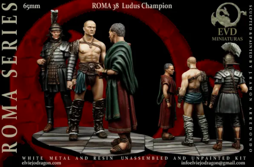 El Viejo Dragon ROMA38 Ludus Champion 3 figures