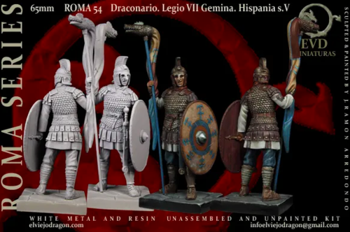 El Viejo Dragon ROMA54 Draconario. Legio VII Gemina. Hispania s.V