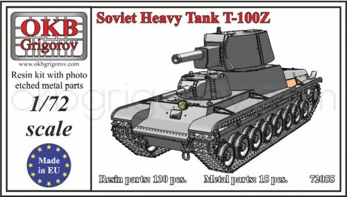 OKB Grigorov V72055 Soviet Heavy Tank T-100Z
