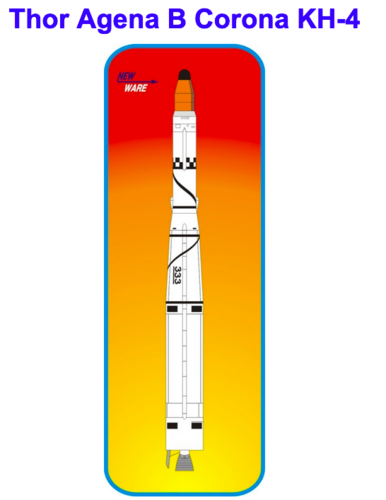 New Ware 137 Thor Agena B Corona KH-4