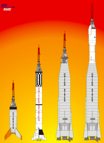New Ware 102 Mercury Program ALL launch vehicles