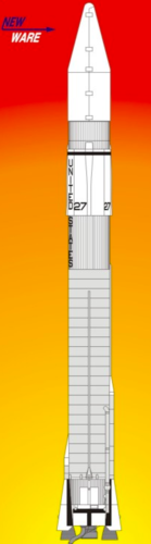 New Ware 022 Atlas Centaur SLV-3D - Pioneer 10 LV