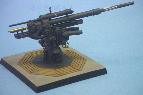 MR Modellbau 35326 Static mount 8.8cm Flak 37 with diorama base