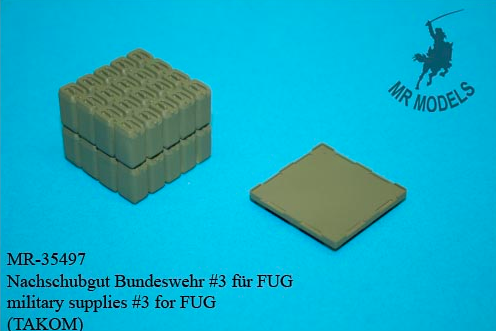 MR Modellbau 35497 Military supplies 3 for FUG
