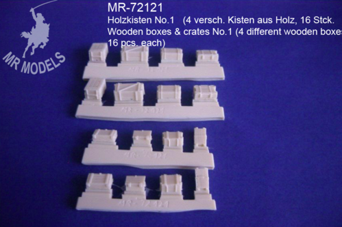 MR Modellbau 72121 Wooden boxes & crates No.1