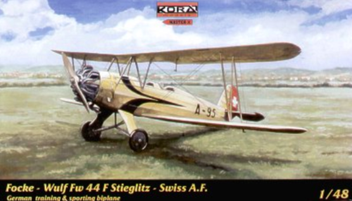 Kora Models 4818 Focke-Wulf Fw 44F Swiss