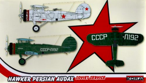 Kora Models 72140 Hawker Persian Audax - Pratt and Whitney Hornet Eng.-Soviet serv.