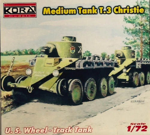 Kora Models A7212 Medium Tank T.3 Christie