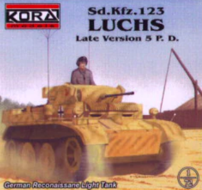 Kora Models A7204 Sd kfz.123 Luchs late