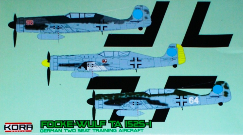Kora Models 72231 Focke - Wulf Ta-152S-1 German training aircraft