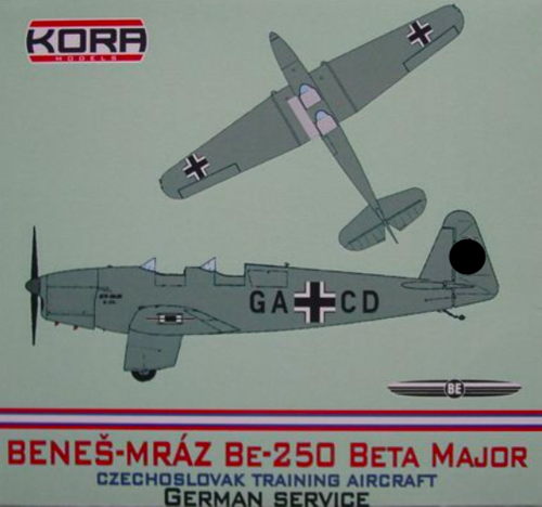 Kora Models 72228 Beneš-Mráz Be.250 Beta Major - German service