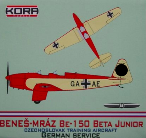 Kora Models 72227 Beneš-Mráz Be.150 Beta Junior - German service