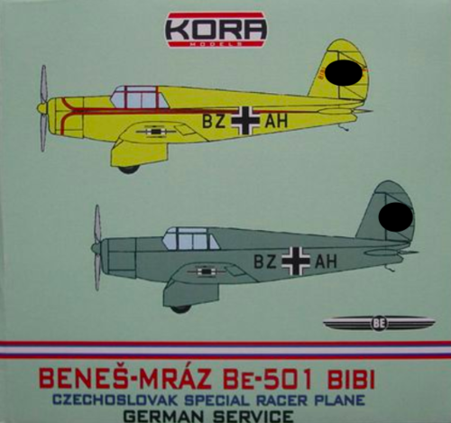 Kora Models 72225 Beneš-Mráz Be.501 Bibi - German service