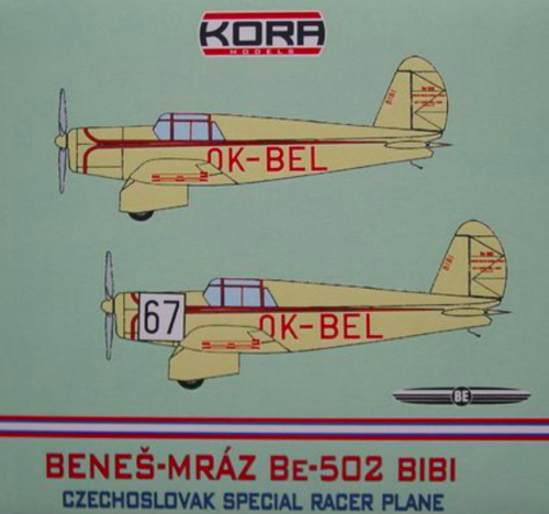Kora Models 72224 Beneš-Mráz Be.502 Bibi - Czechoslovak racer planes