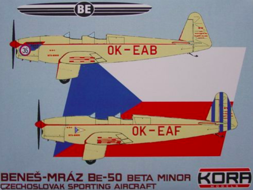 Kora Models 72217 Beneš-Mráz Be.50 Beta Minor Czech.sport.plane