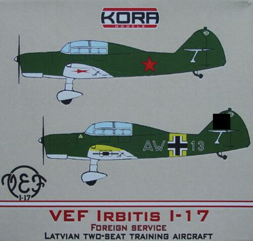 Kora Models 72215 VEF Irbitis I-17 German & Soviet