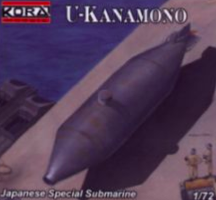 Kora Models W7208 U-Kanamono - Japanese Special Submarine