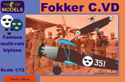 LF Models PE7204 Fokker C.VD Sweden Bristol Jupiter engine