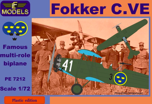 LF Models PE7212 Fokker C.VE Sweden Bristol Mercury