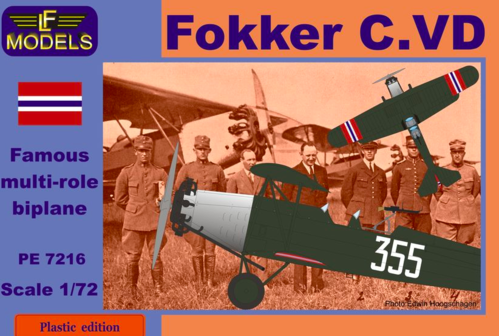 LF Models PE7216 Fokker C.VD Norway Bristol Jupiter