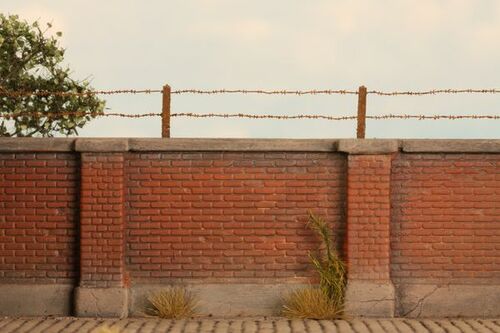 Model scene 48150 Barbed wire