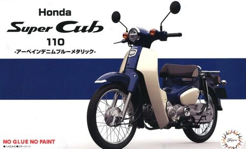 Fujimi 141794 Honda Super Cub 110 (Urbane Denim Blue Metallic)