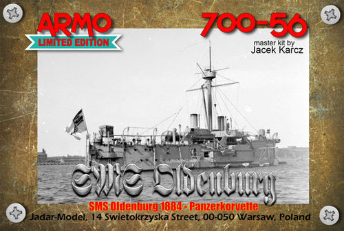 Armo 700-56 SMS Oldenburg 1884 - Pancerkorvette