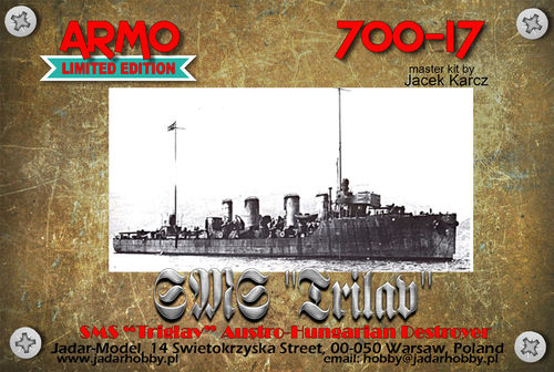Armo 700-17 SMS "Triglav" Austro-Hungarian Destroyer 1917 Tatra