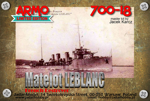 Armo 700-18 Matelot Leblanc French Destroyer Tatra