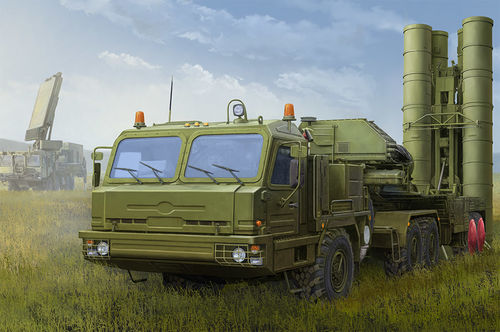 Hobby Boss 85517 Russian BAZ-64022 with 5P85TE2 TEL S-400