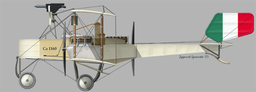 Choroszy Modelbud C19 Caproni Ca.3 with 25,4 mm gun