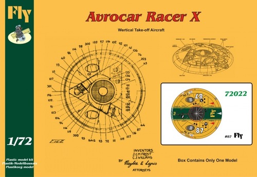 FLY 72022 Avrocar Racer X fly