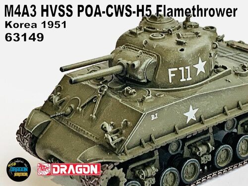 Dragon Armor 63149 M4A3 HVSS POA-CWS-H5 Flamethrower Korea 1951
