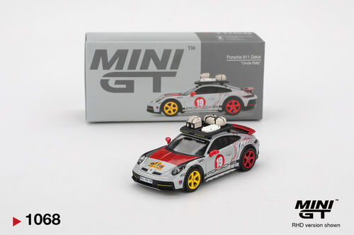NEW! Mini GT 01068 Porsche 911 Dakar - 'Uncle Rally'